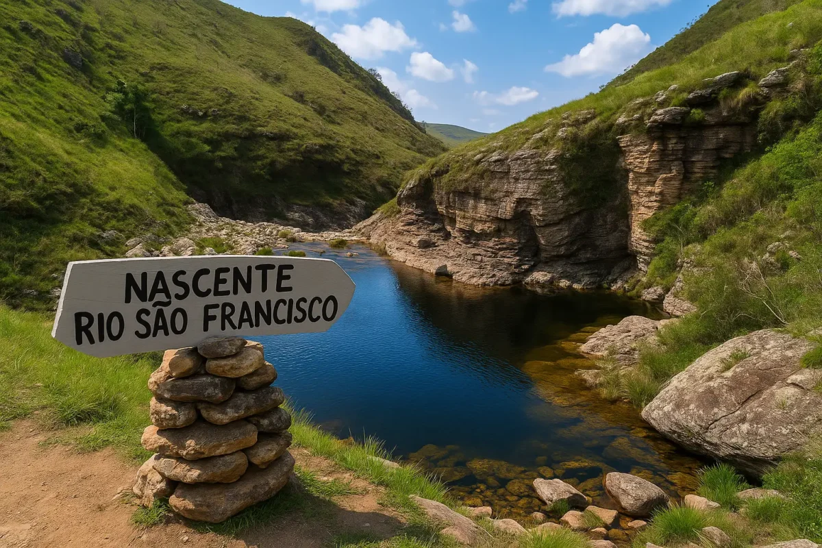 Curiosidades sobre a Nascente do Rio São Francisco - Monte Azul MG Notícias